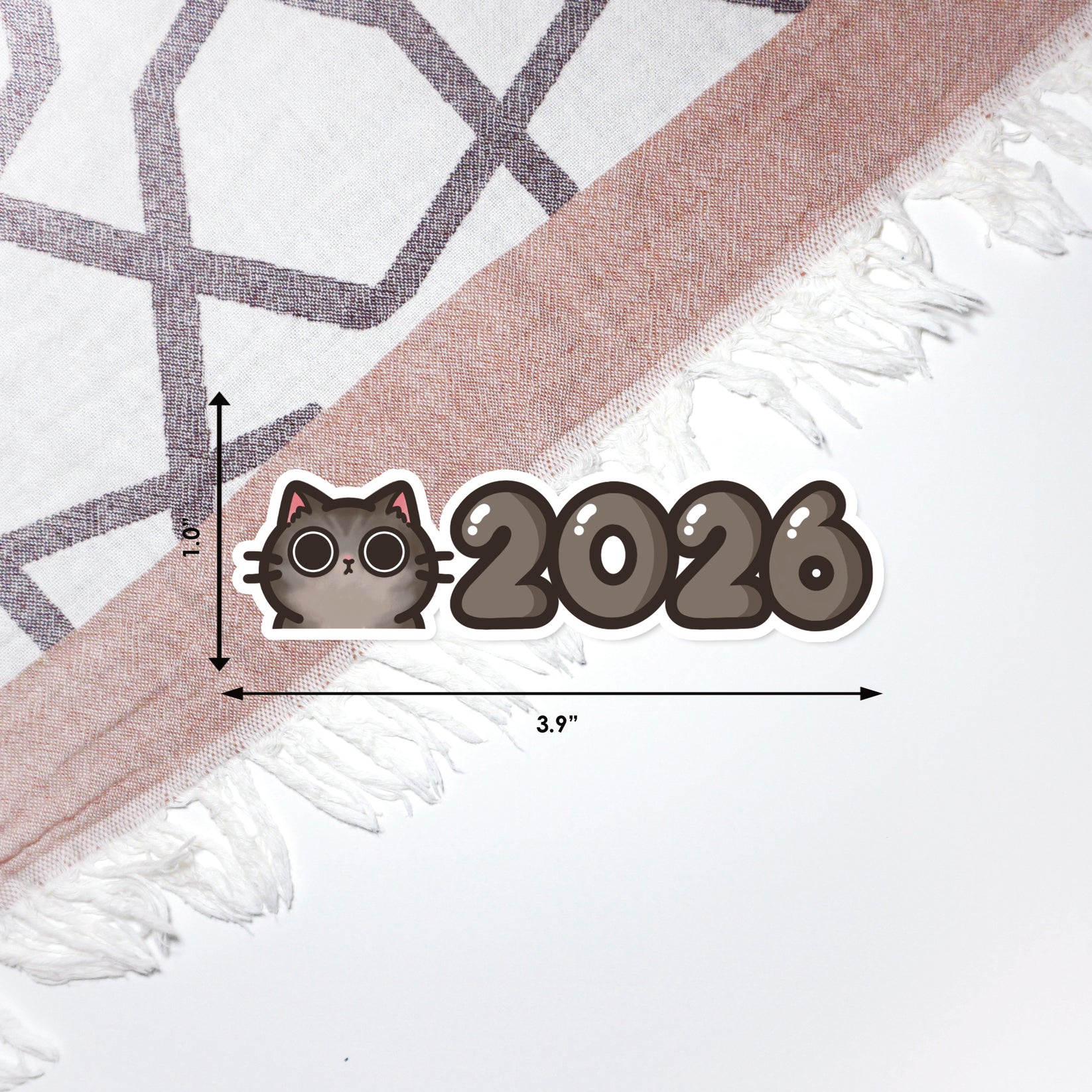2026 Vinyl Sticker – Pixelette Studio